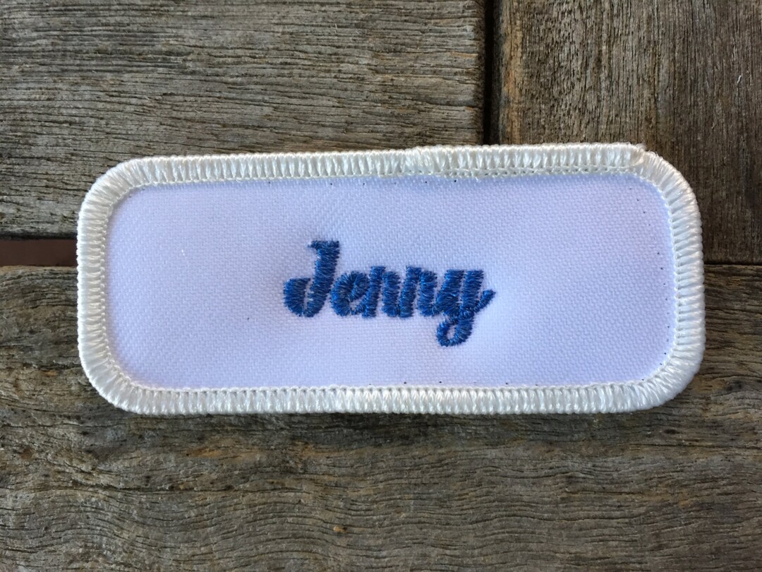 Jerry. A White Work Shirt Patch That Says jerry in - Etsy