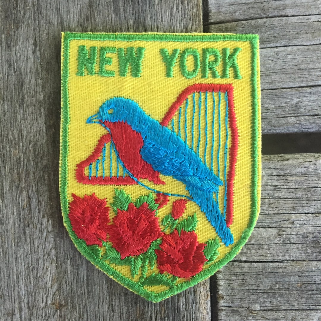 New York Vintage Travel Patch by Voyager - Etsy