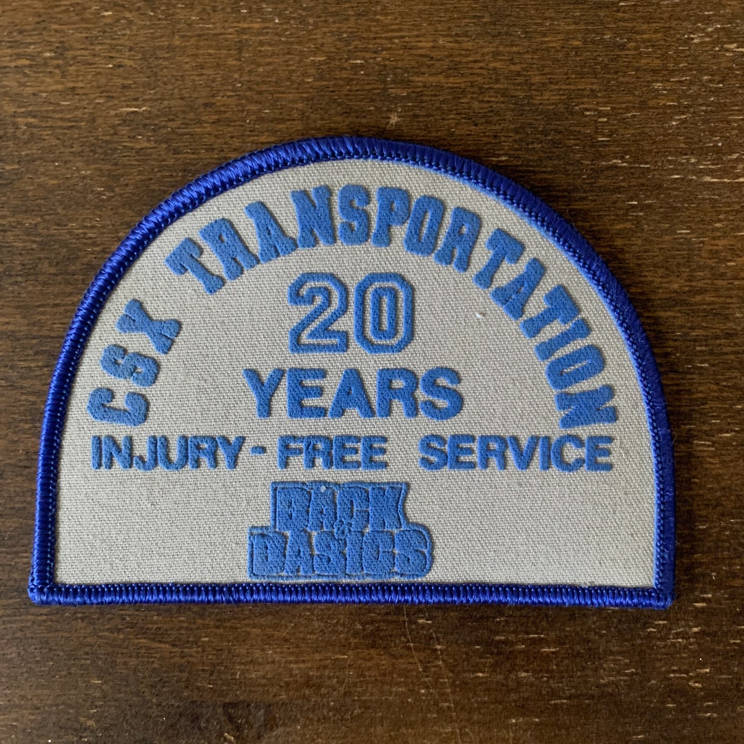 CSX Transportation Work Shirt Uniform Patch - Etsy
