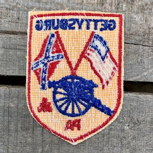 Gettysburg Pennsylvania A Vintage Travel Patch by Voyager - Etsy