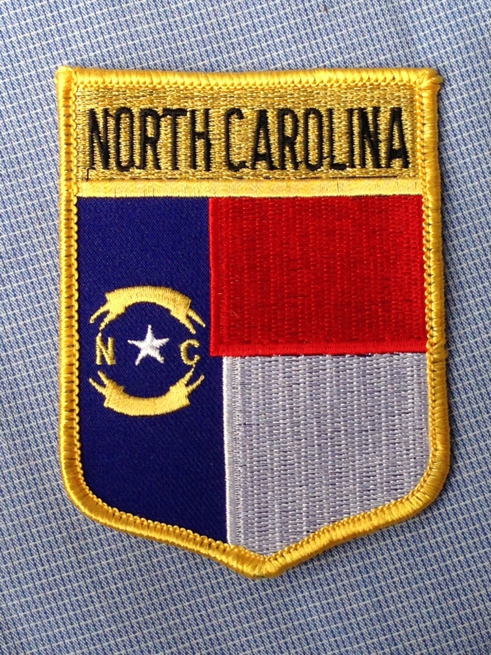 North Carolina State Flag Vintage Travel Patch | Etsy