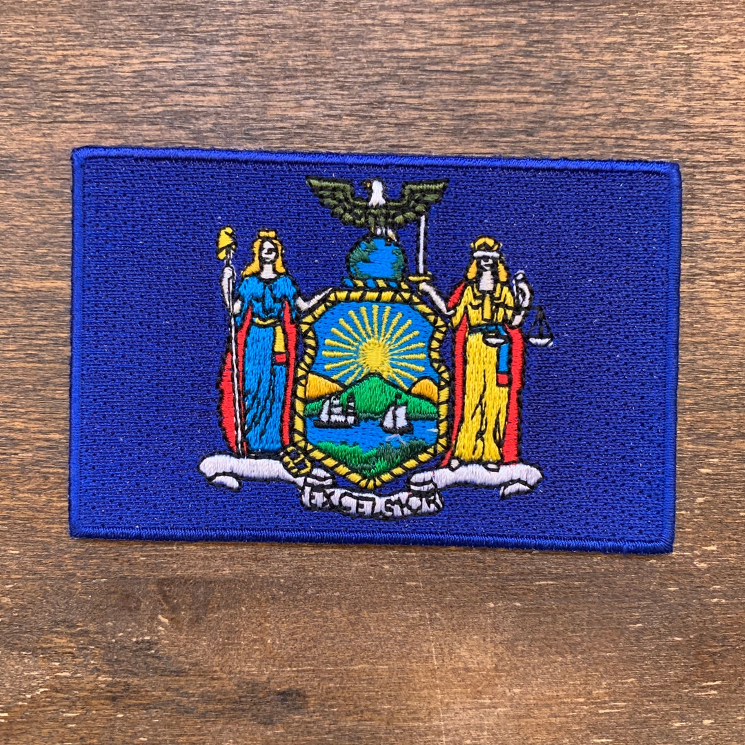 New York Flag Travel Patch - Etsy