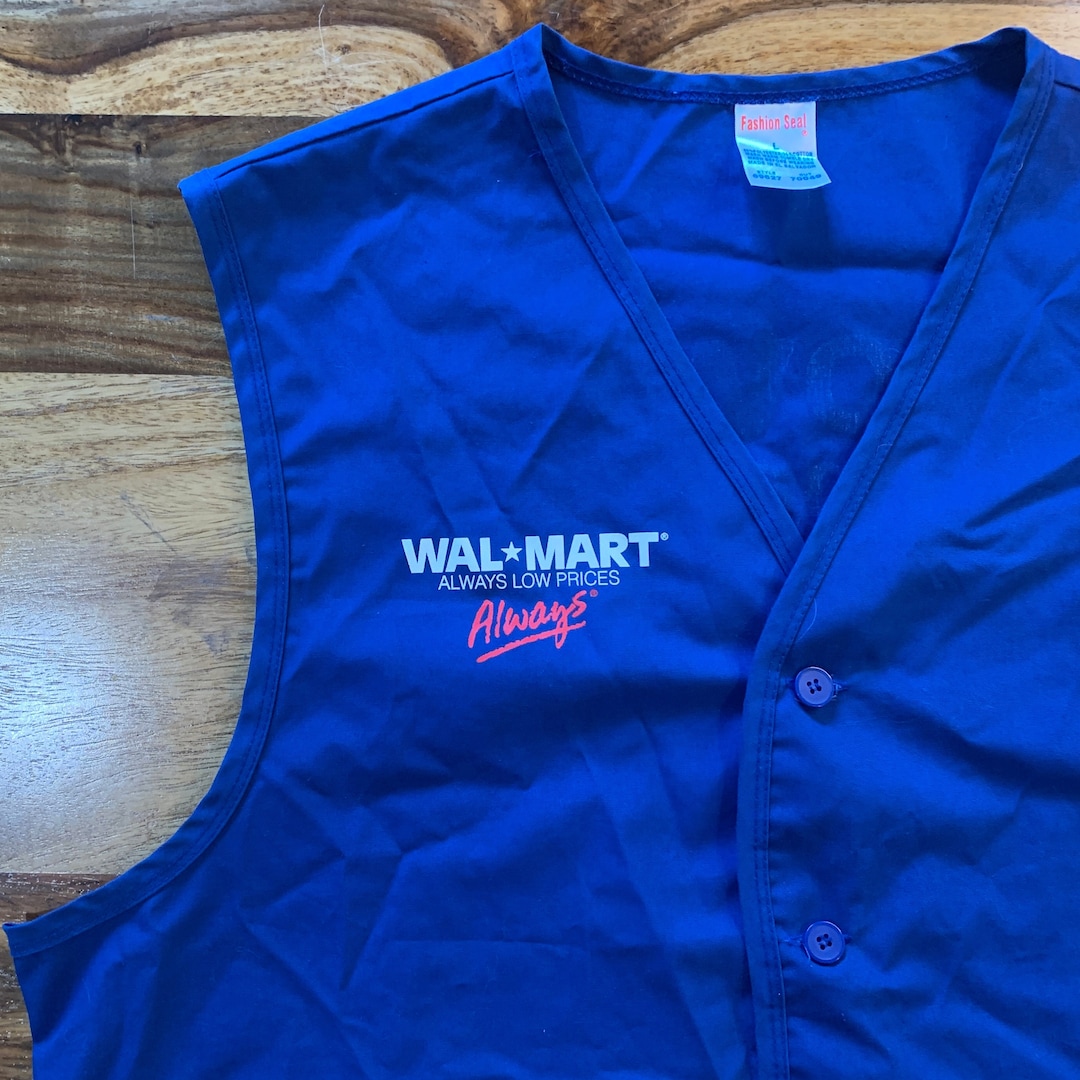 Walmart Greeter Customer Service Vest how May I Help You Size Large - Etsy