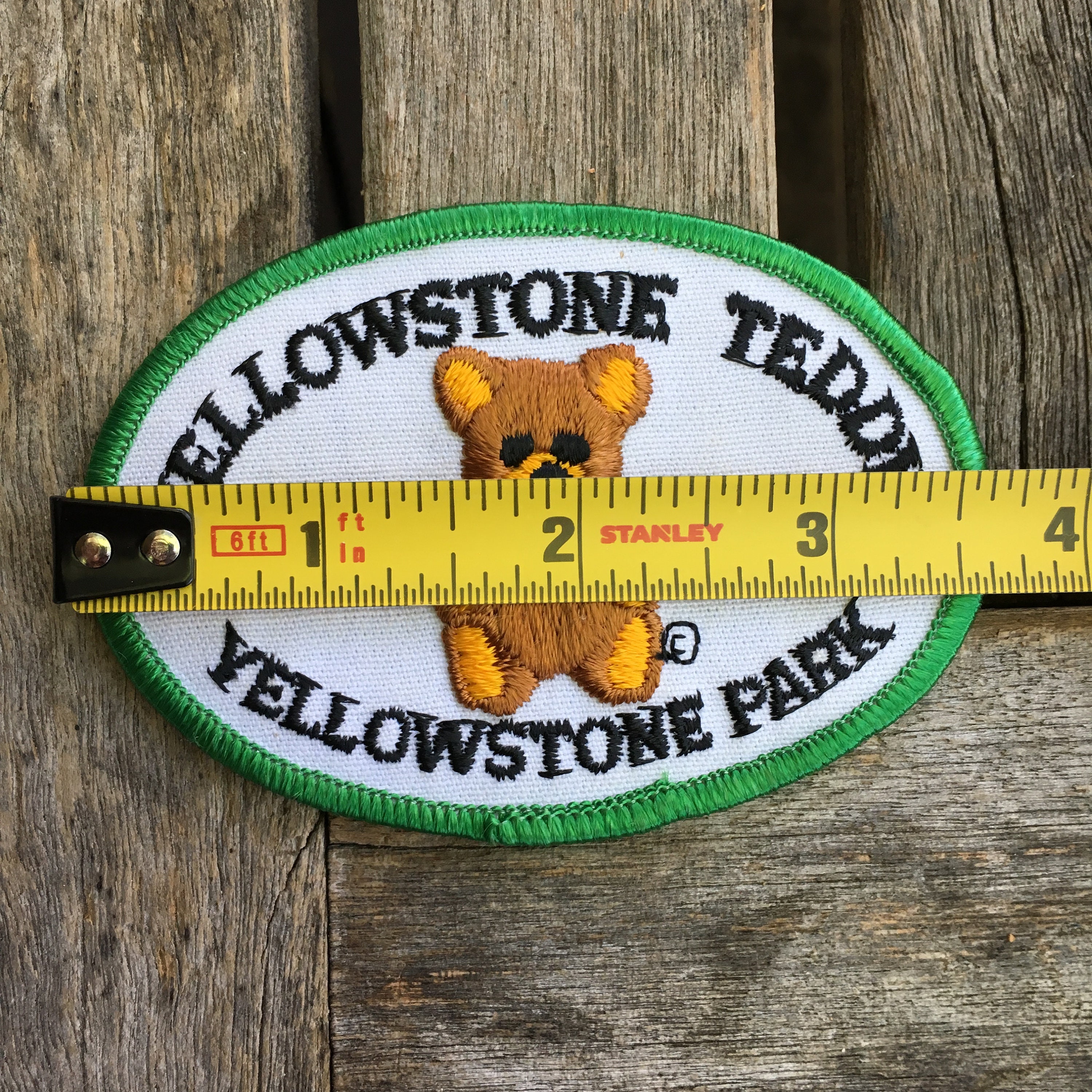 Yellowstone Teddy Yellowstone Park Souvenir Travel Patch | Etsy