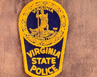 Virginia State Police Patch - Etsy