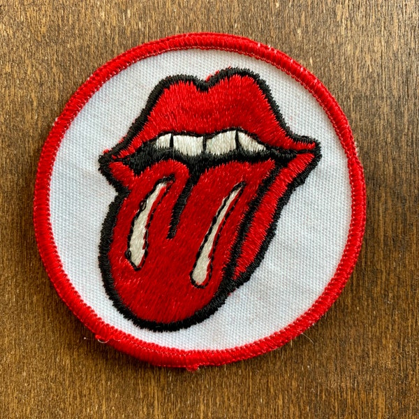 Rolling Stones Lip Patch - Etsy