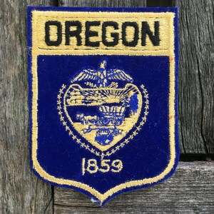 Oregon State Flag Vintage Travel Patch - Etsy