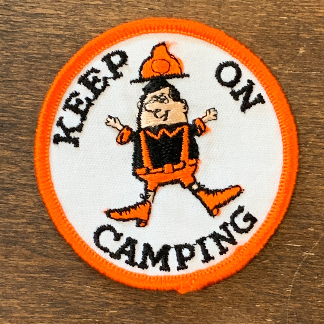 Keep on Camping Vintage Patch - Etsy