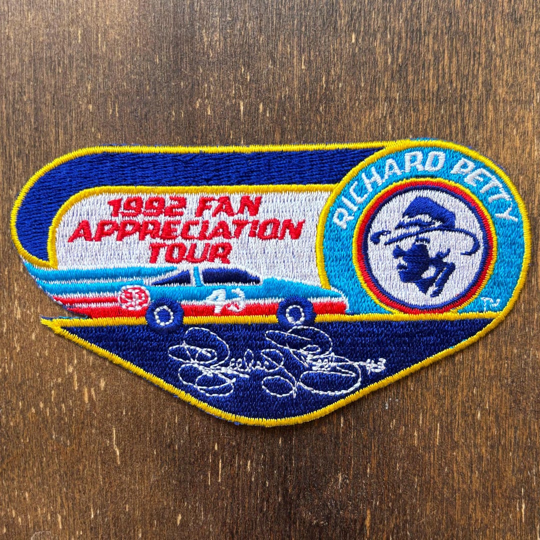 Richard Petty 1992 Fan Appreciation Tour Vintage Travel Patch - Etsy