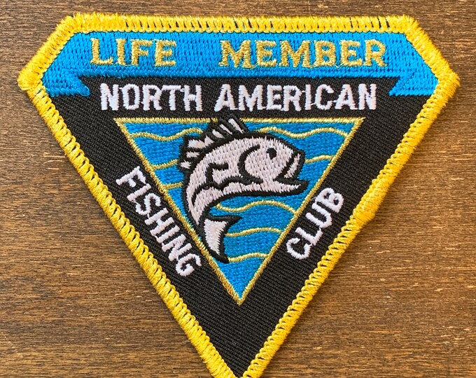 North American Fishing Club Official Member Patch Badge Sew on Patch ...