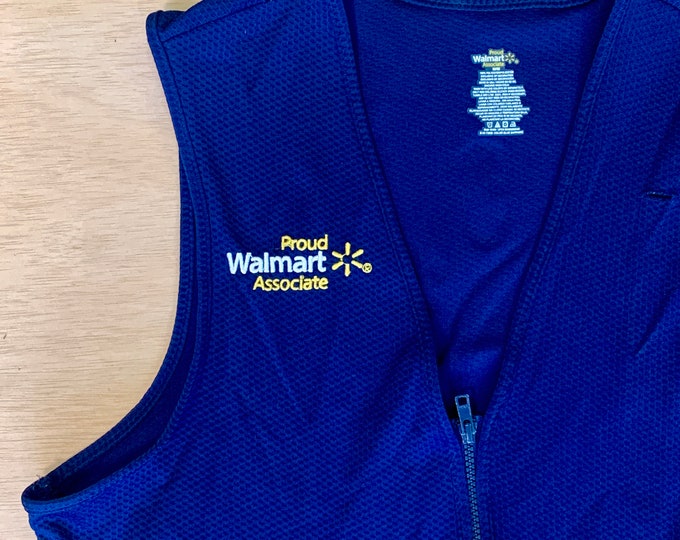 Walmart Greeter Customer Service Vest Size Medium - Etsy