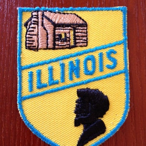 Illinois Vintage Travel Patch - Etsy
