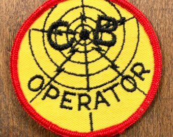 Vintage 1970's CB Four Wheeler Patch Voyager Trucker CB Patch Trucker ...