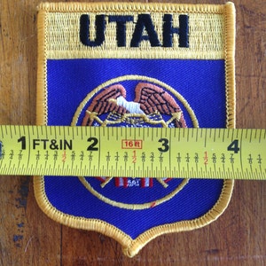 Utah State Flag Vintage Travel Patch - Etsy
