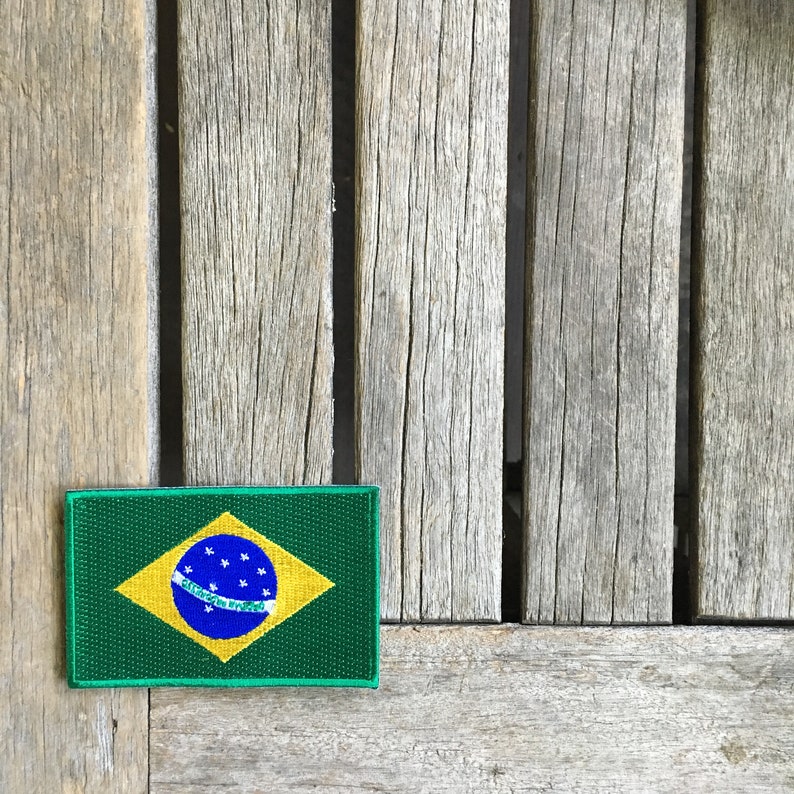 Brazil Flag Souvenir Travel Patch - Etsy