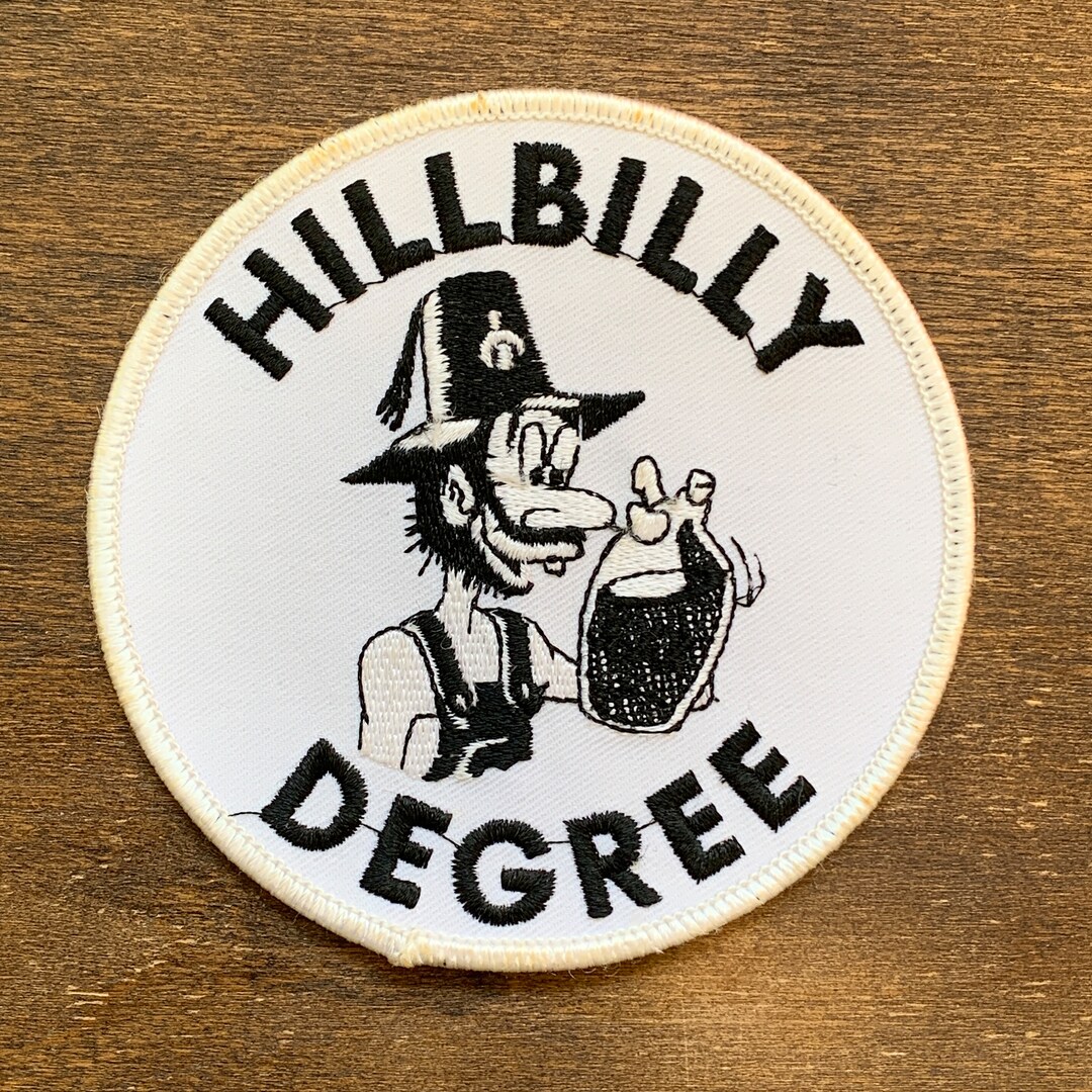 Hillbilly Degree, West Virginia Vintage Travel Patch 4 Inches in ...