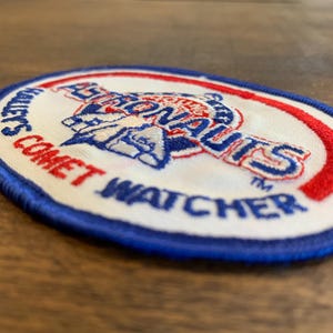 Halley's Comet Watcher, Young Astronauts, Vintage Souvenir Patch - Etsy