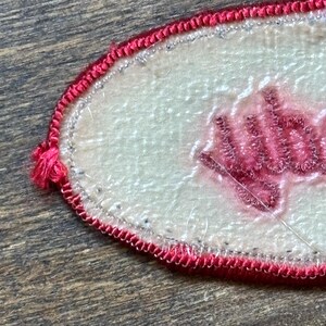 Sandy A White Work Shirt Name Patch That Says sandy in Red Script With ...