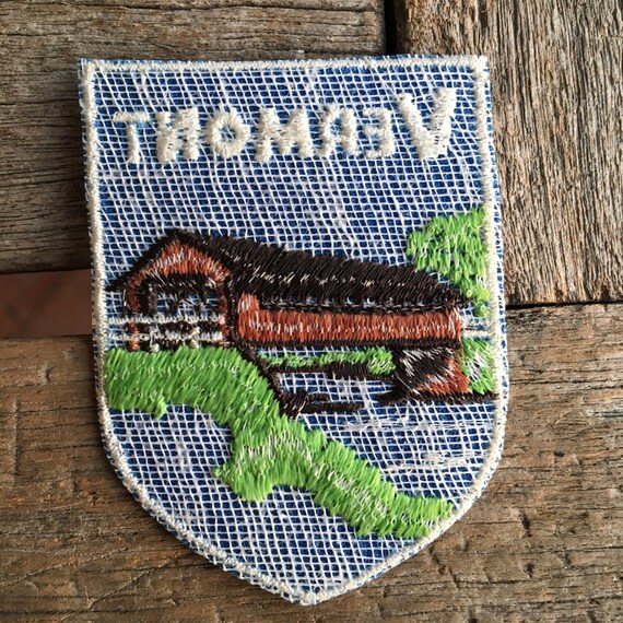 Vermont Vintage Souvenir Travel Patch by Impko Art & Collectibles ...