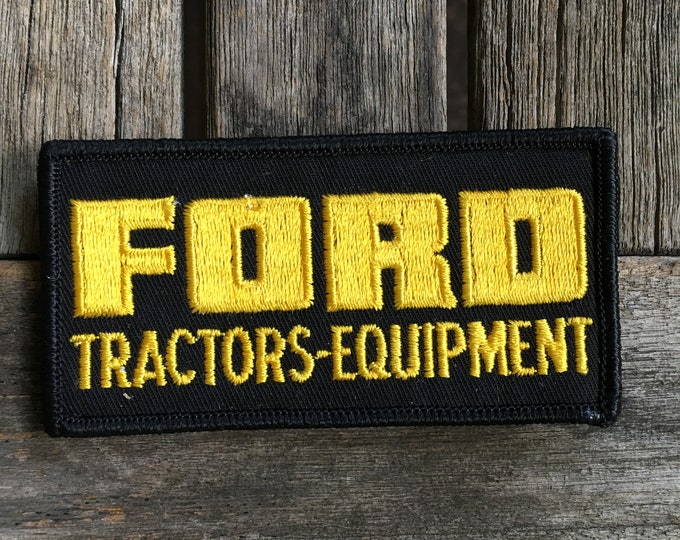 Ford Tractors & Equipment Uniform Logo Patch - Etsy