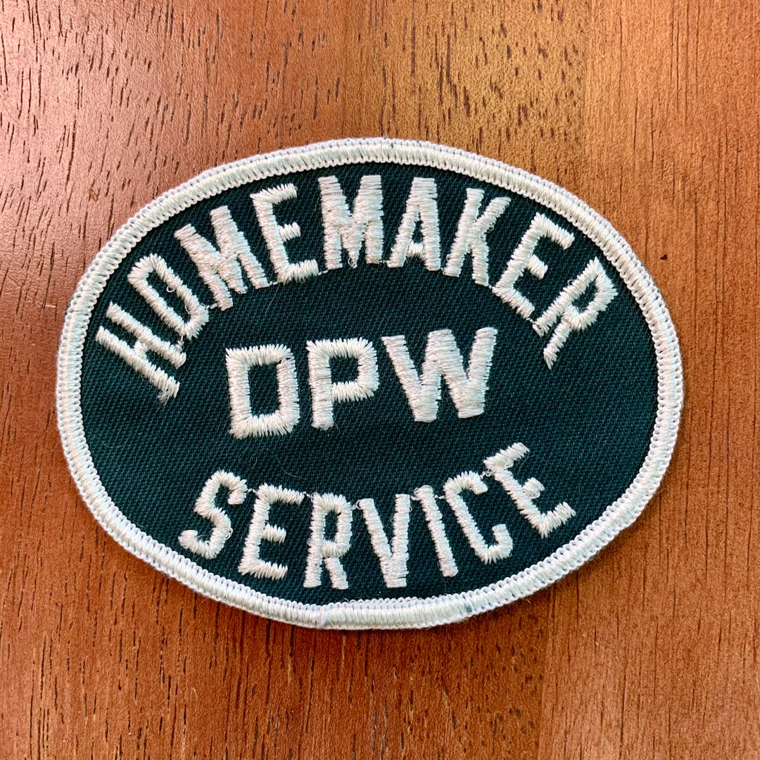 DPW Homemaker Service Work Shirt Uniform Patch - Etsy UK