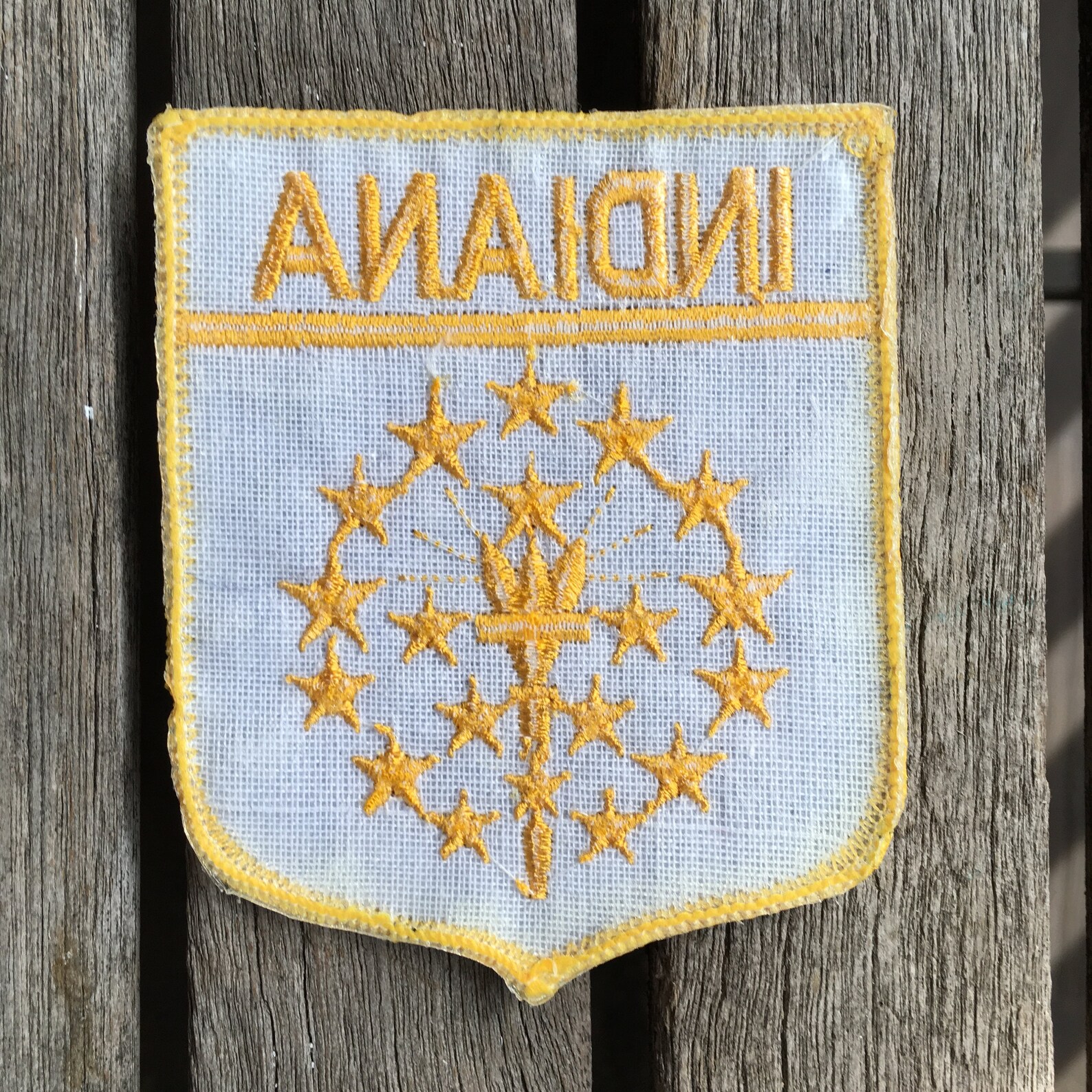 Indiana State Flag Vintage Travel Patch - Etsy
