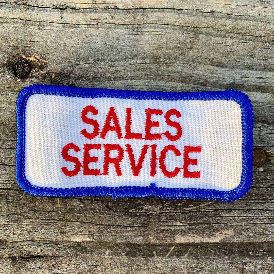 Sales Service Work Shirt Uniform Patch - Etsy
