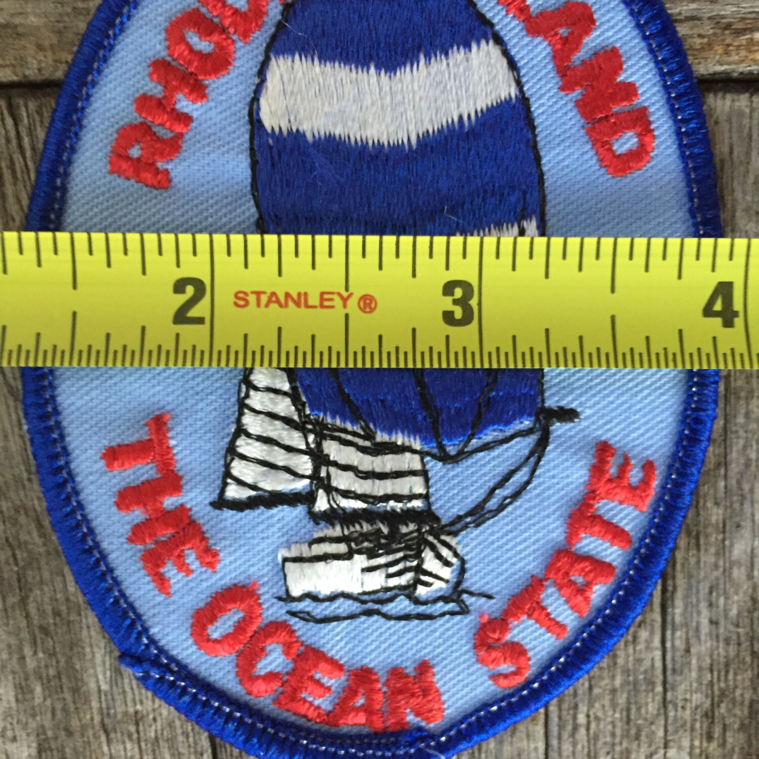 Rhode Island the Ocean State Vintage Souvenir Travel Patch | Etsy