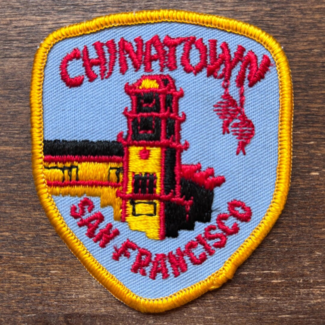 Chinatown, San Francisco Vintage Souvenir Travel Patch - Etsy
