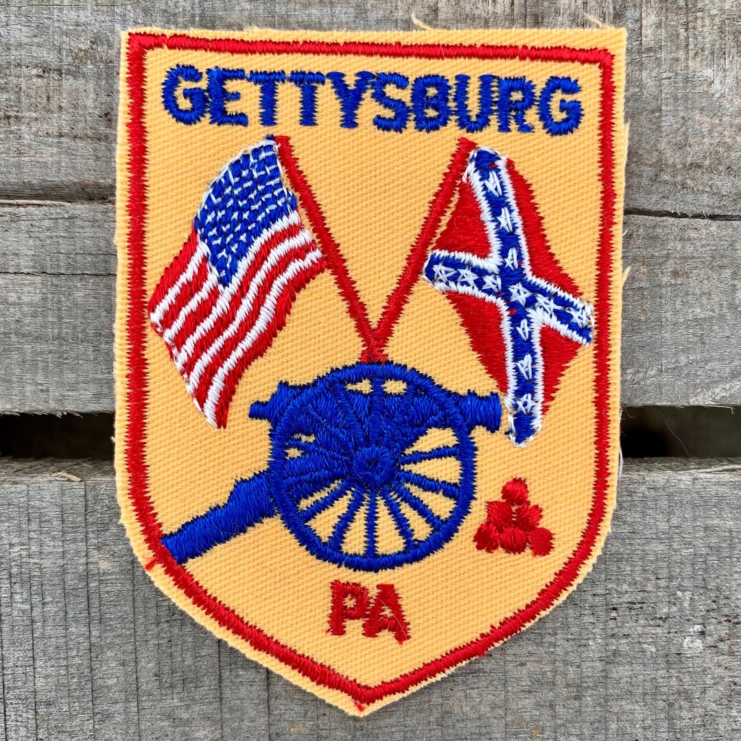 Gettysburg Pennsylvania A Vintage Travel Patch by Voyager - Etsy