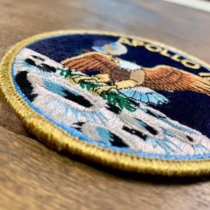 Apollo 11 Mission NASA Souvenir Space Patch - Etsy