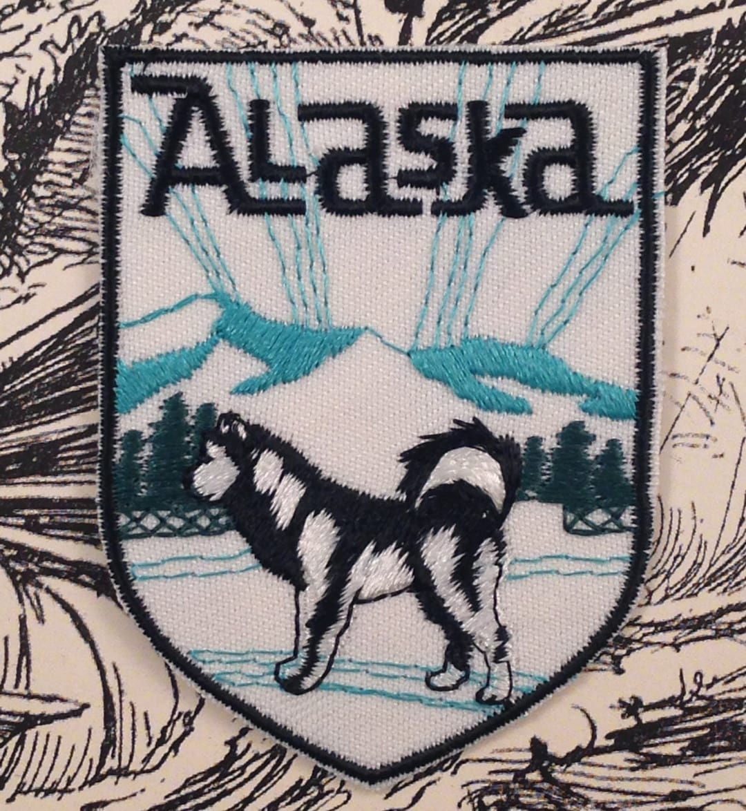Alaska Vintage Travel Patch - Etsy