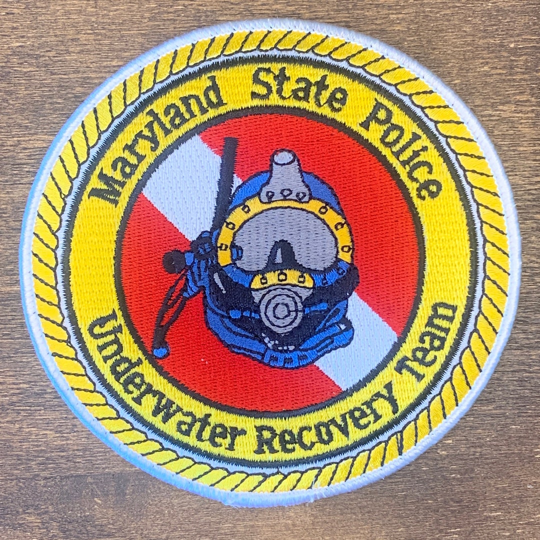 Maryland State Police Underwater Recovery Team Patch - Etsy