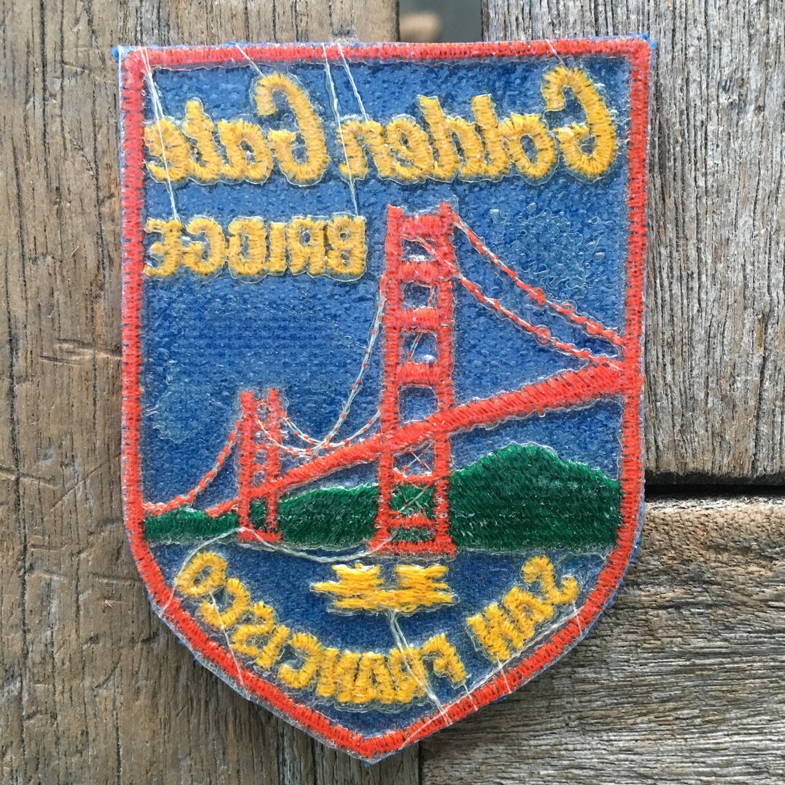 Golden Gate Bridge San Francisco Vintage Travel Patch | Etsy
