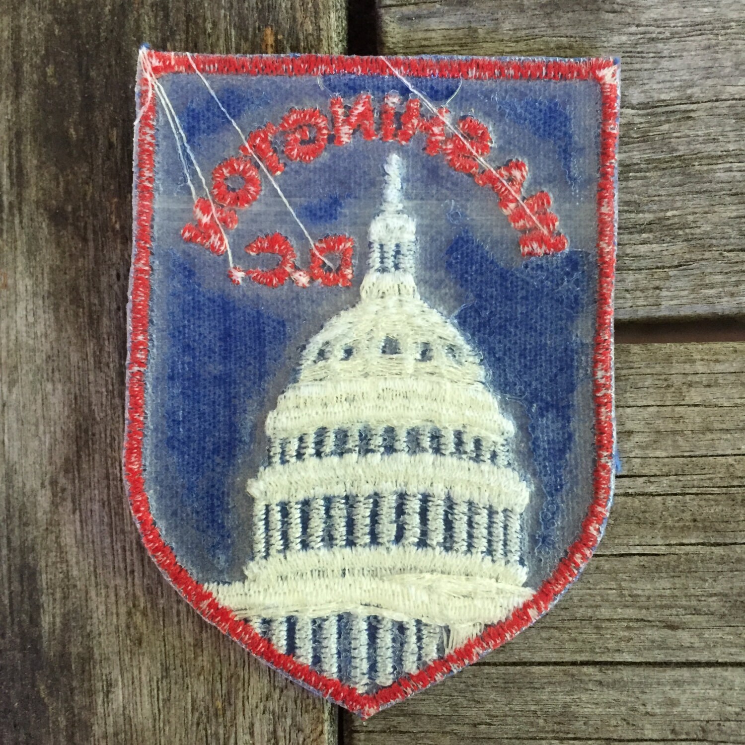 Washington D.C. Vintage Travel Patch by Voyager - Etsy