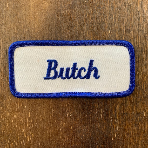Butch. A White Work Shirt Patch That Says butch in - Etsy
