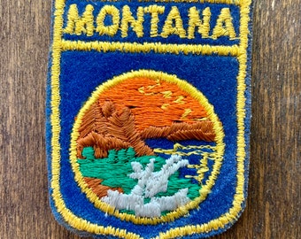 Montana Flag Patch | Etsy