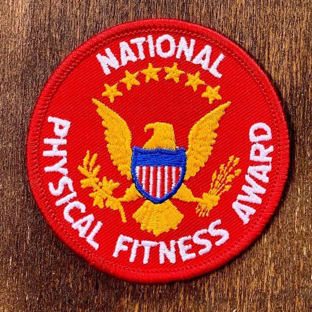 National Physical Fitness Award Patch - Etsy
