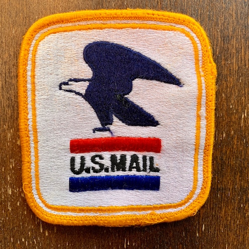 Iron-on MAIL TRUCK Applique Patch Small Machine Embroidered | Etsy