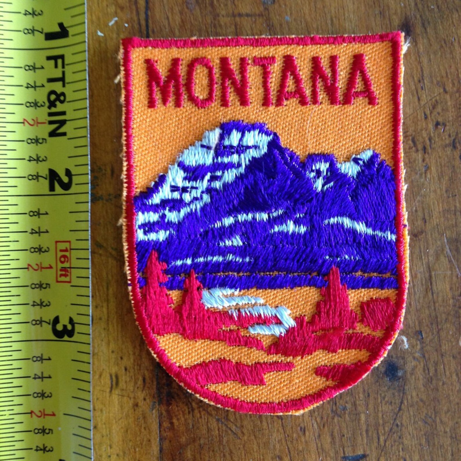 Montana Vintage Travel Patch by Voyager | Etsy