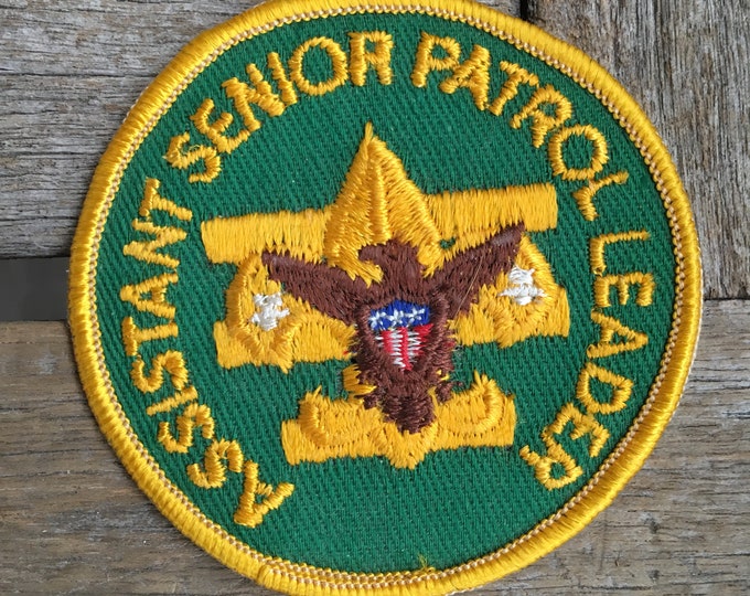 Assistant Senior Patrol Leader Boy Scout Uniform Patch - Etsy