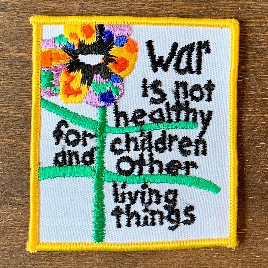 Anti-war Vintage 1970s Novelty Patch - Etsy