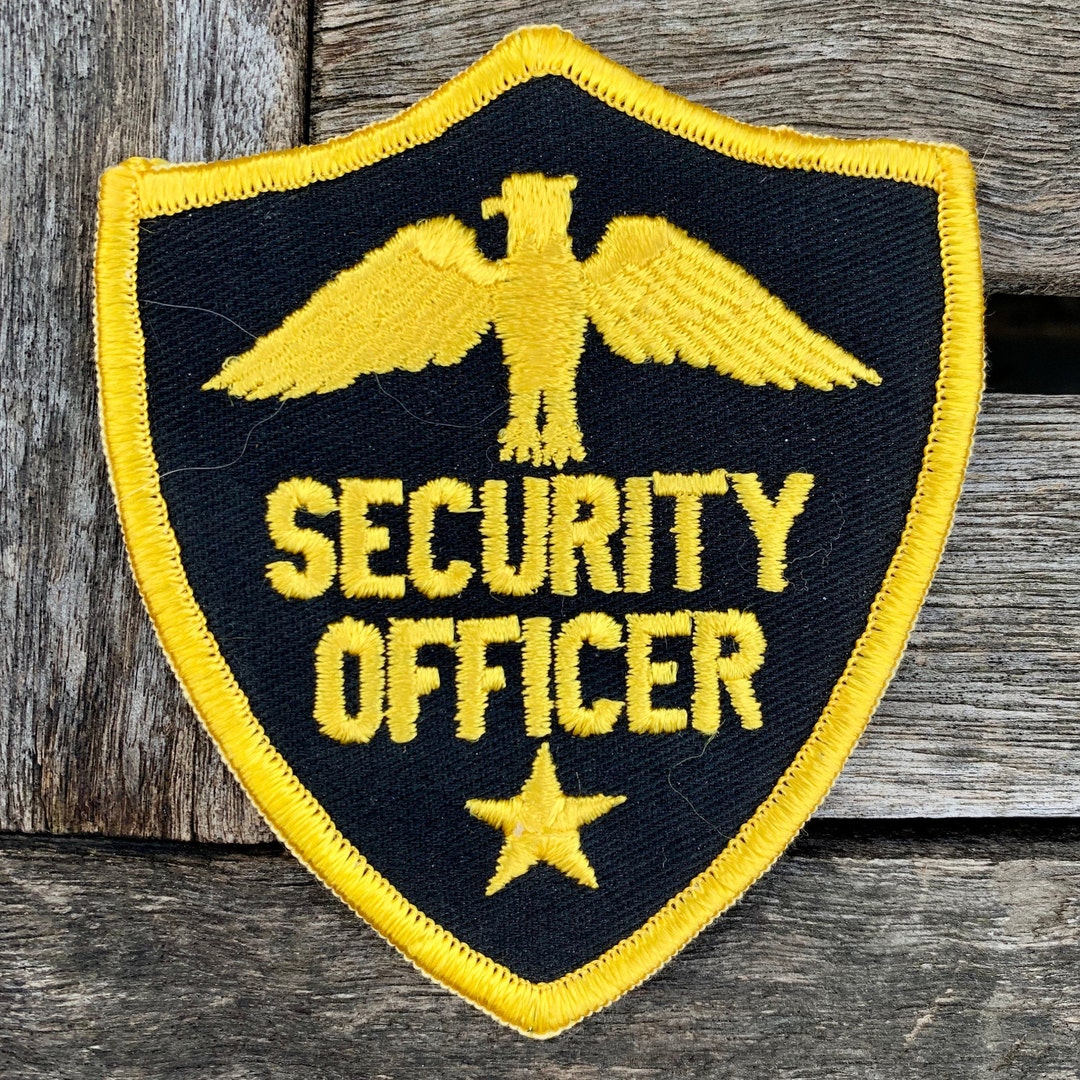 Security Officer Patch - Etsy