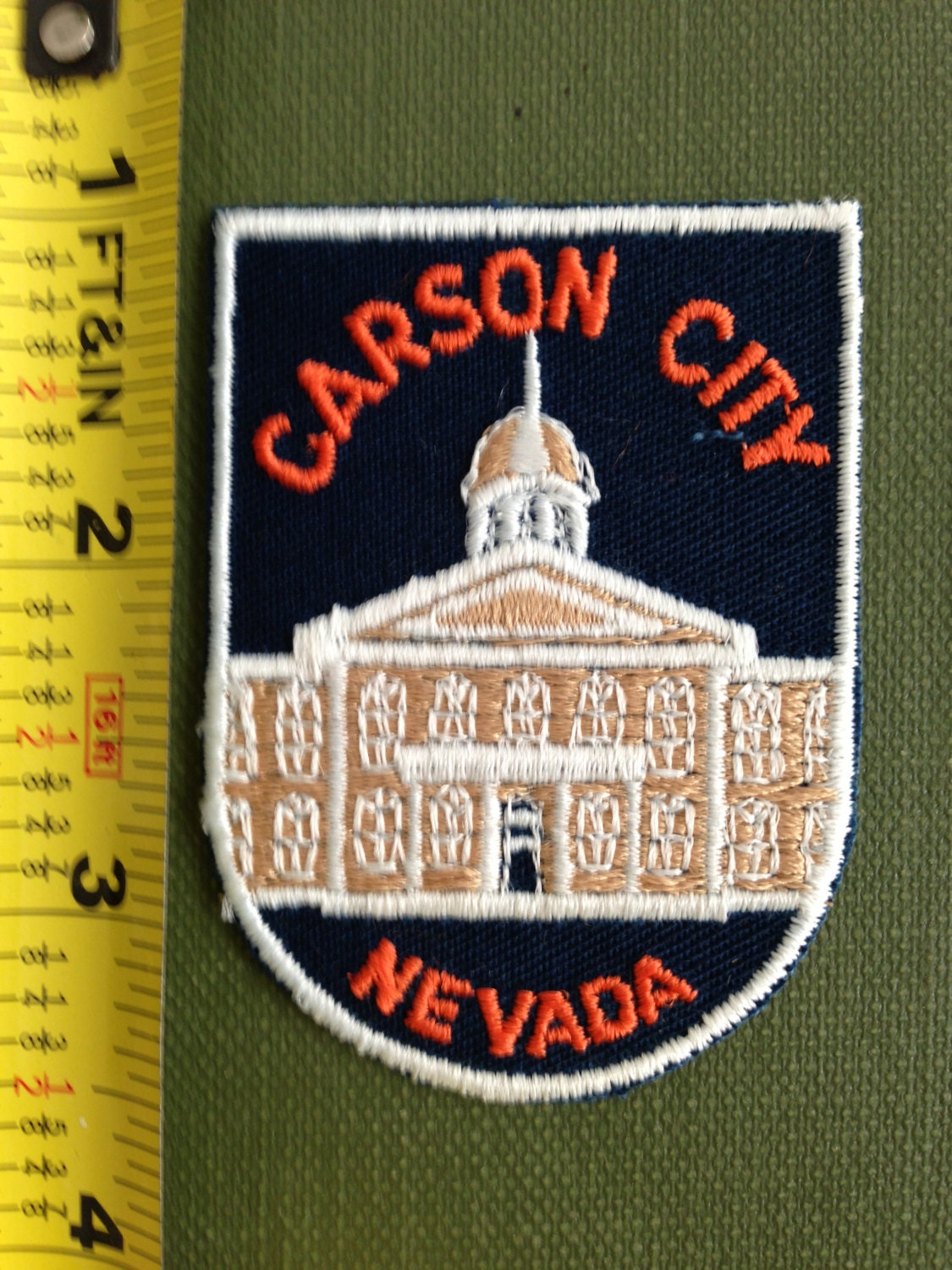 Carson City Nevada Vintage Travel Patch by Voyager - Etsy