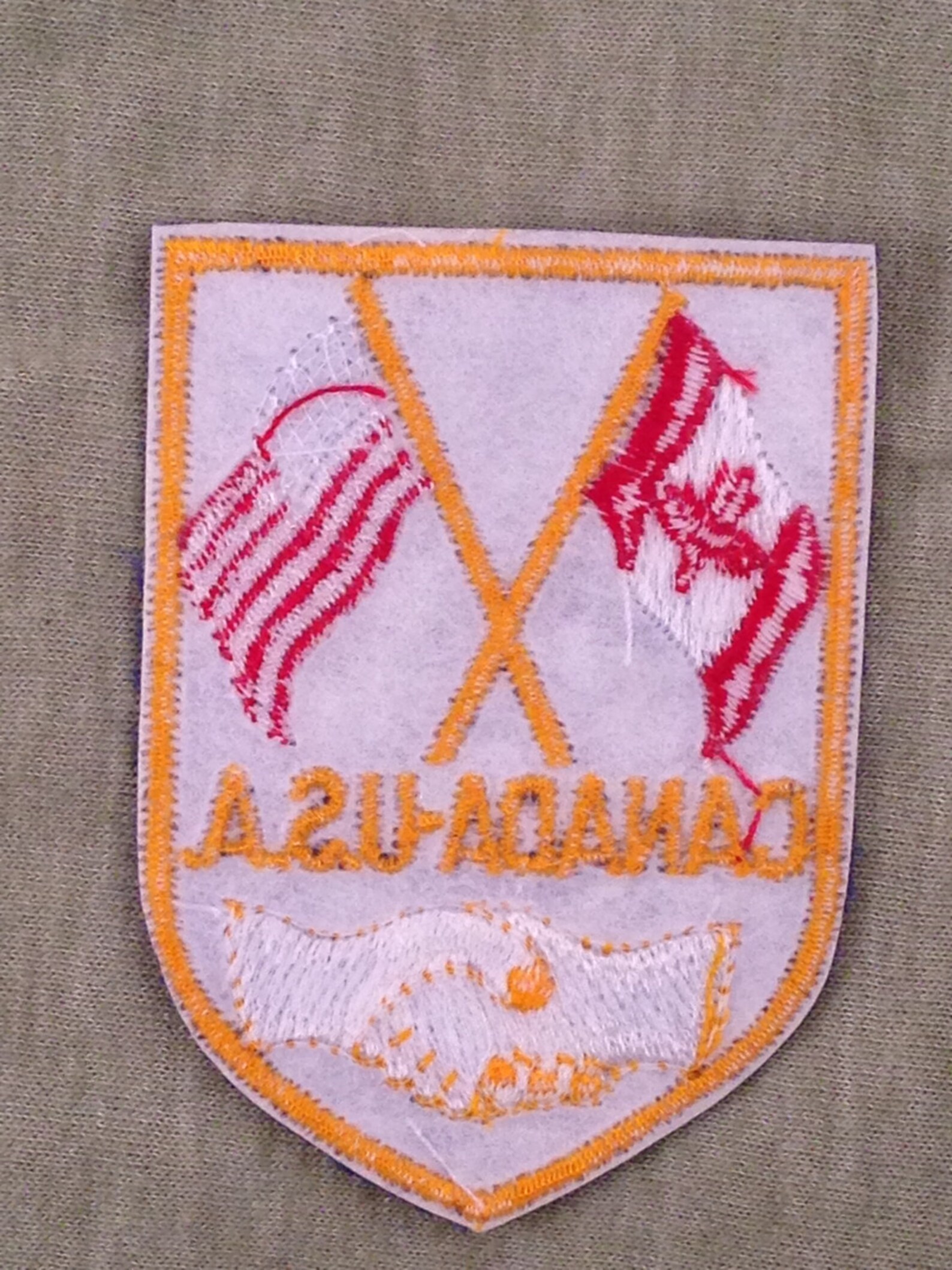 Canada-usa Vintage Travel Patch by Voyager - Etsy
