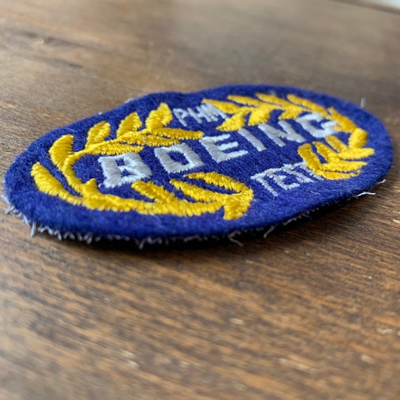 Boeing Test Team Work Shirt Uniform Patch - Gem