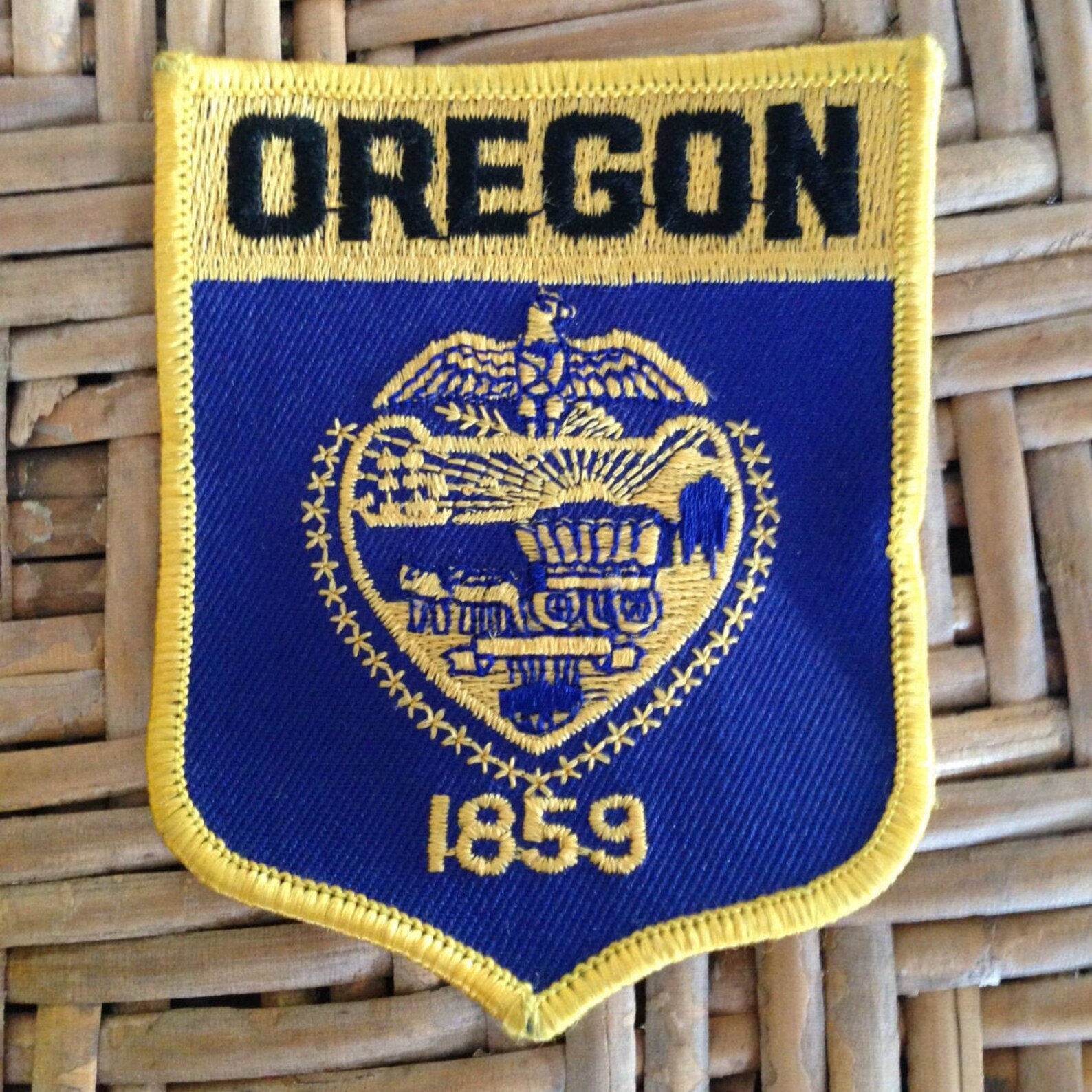 Oregon State Flag Vintage Travel Patch | Etsy