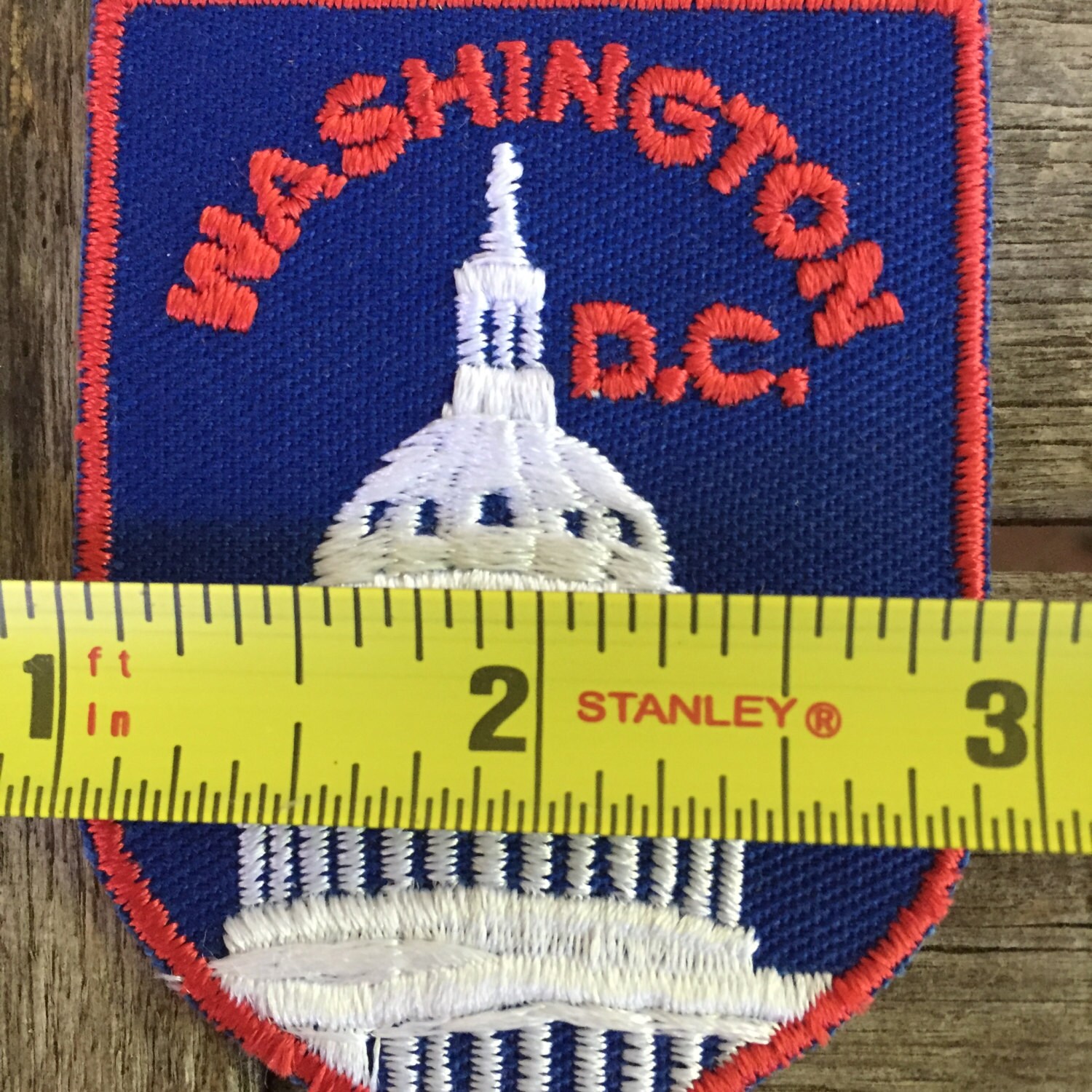 Washington D.C. Vintage Travel Patch by Voyager - Etsy