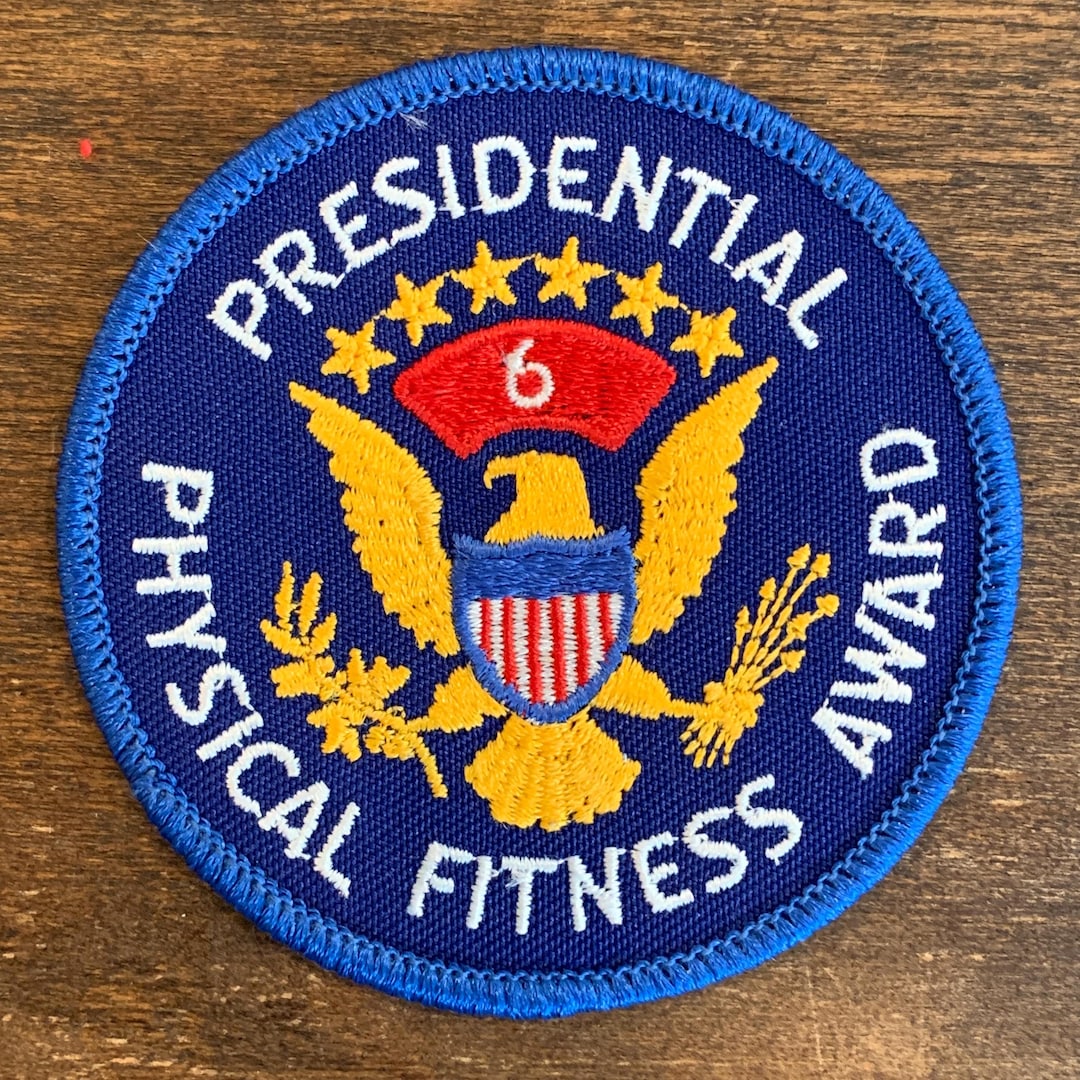 Presidential Physical Fitness Award Patch - Year 6 - Etsy