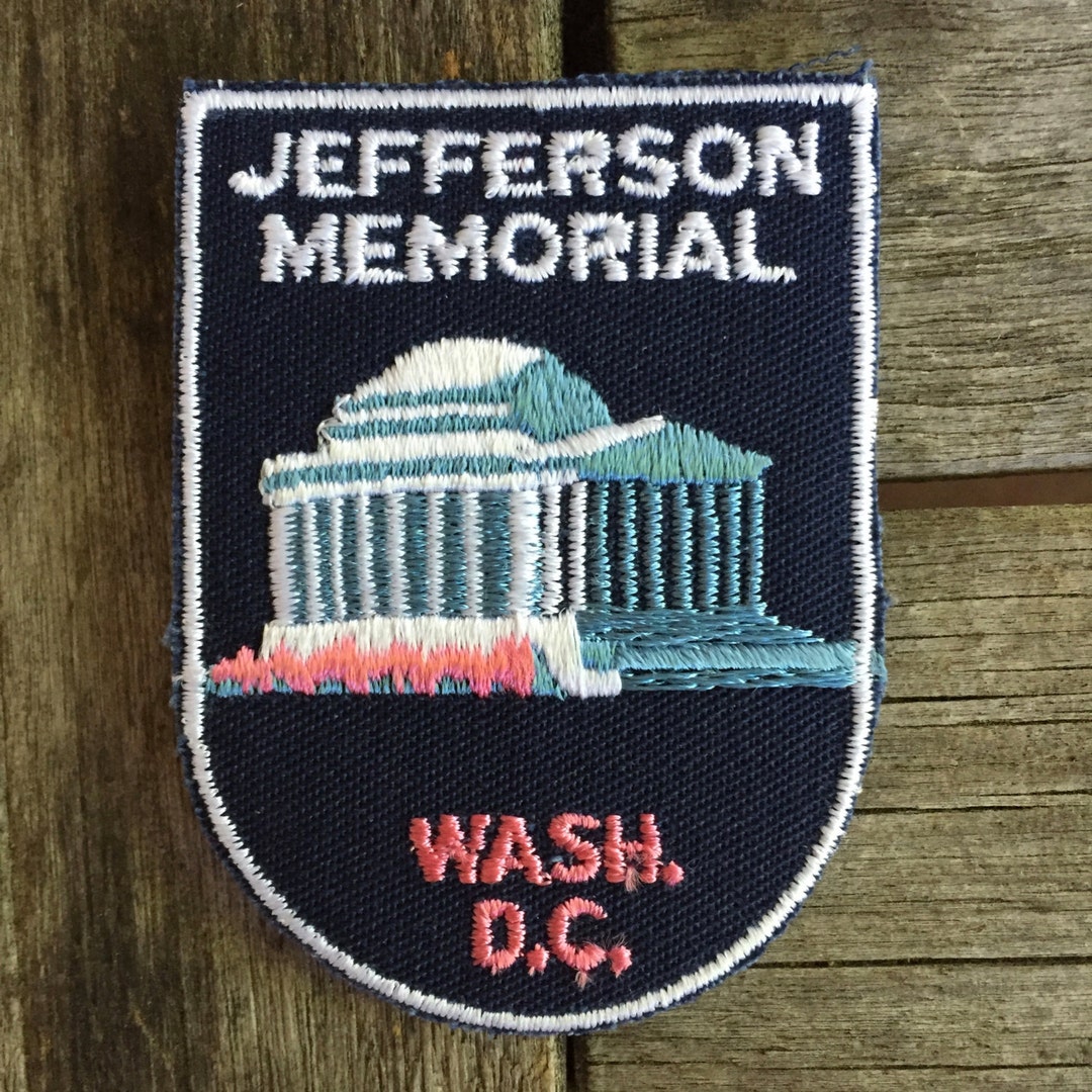 Jefferson Memorial Washington D.C. Vintage Souvenir Travel Patch by ...